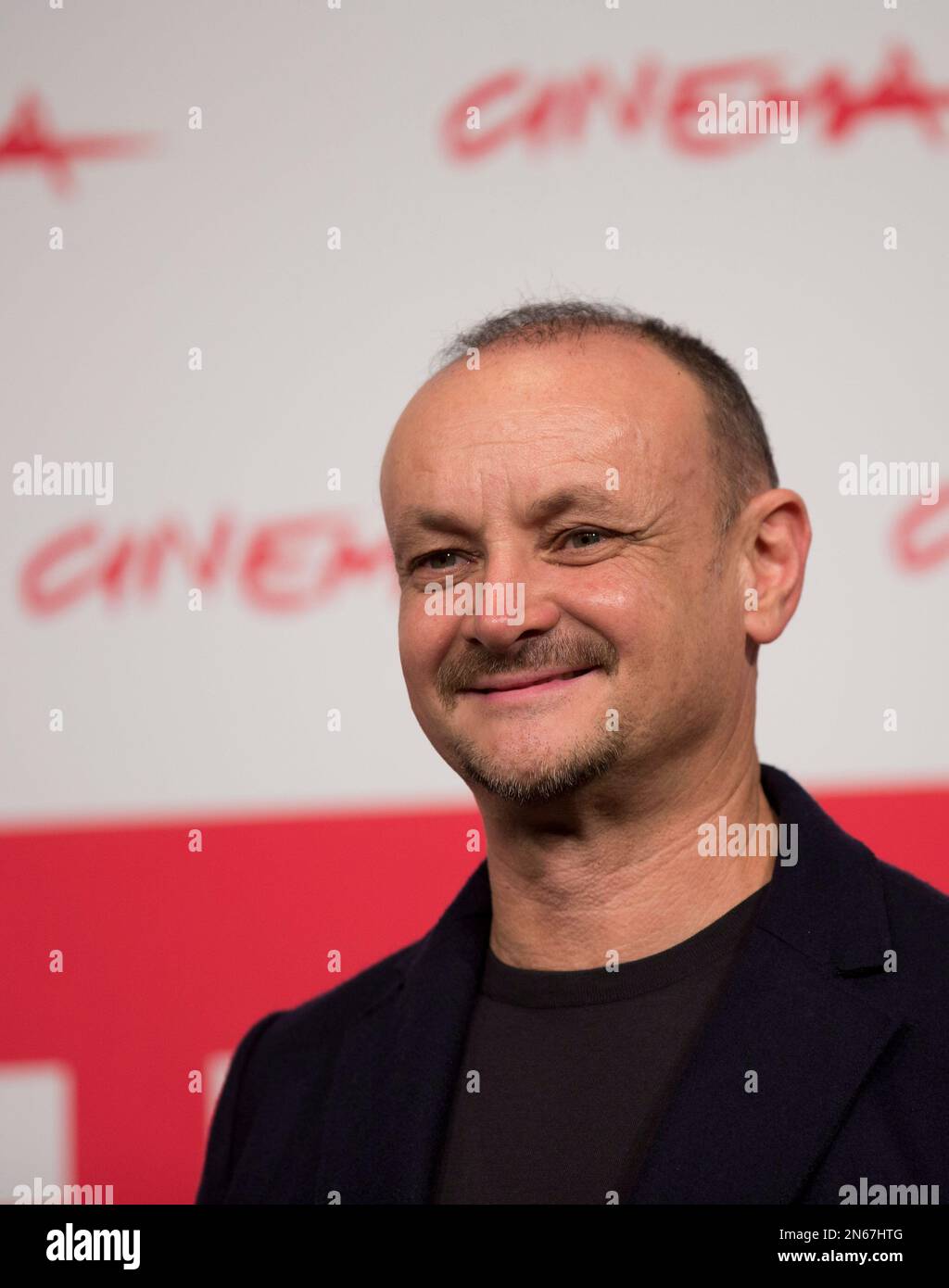 Director Marco Simon Puccioni poses during a photo call for his movie ...