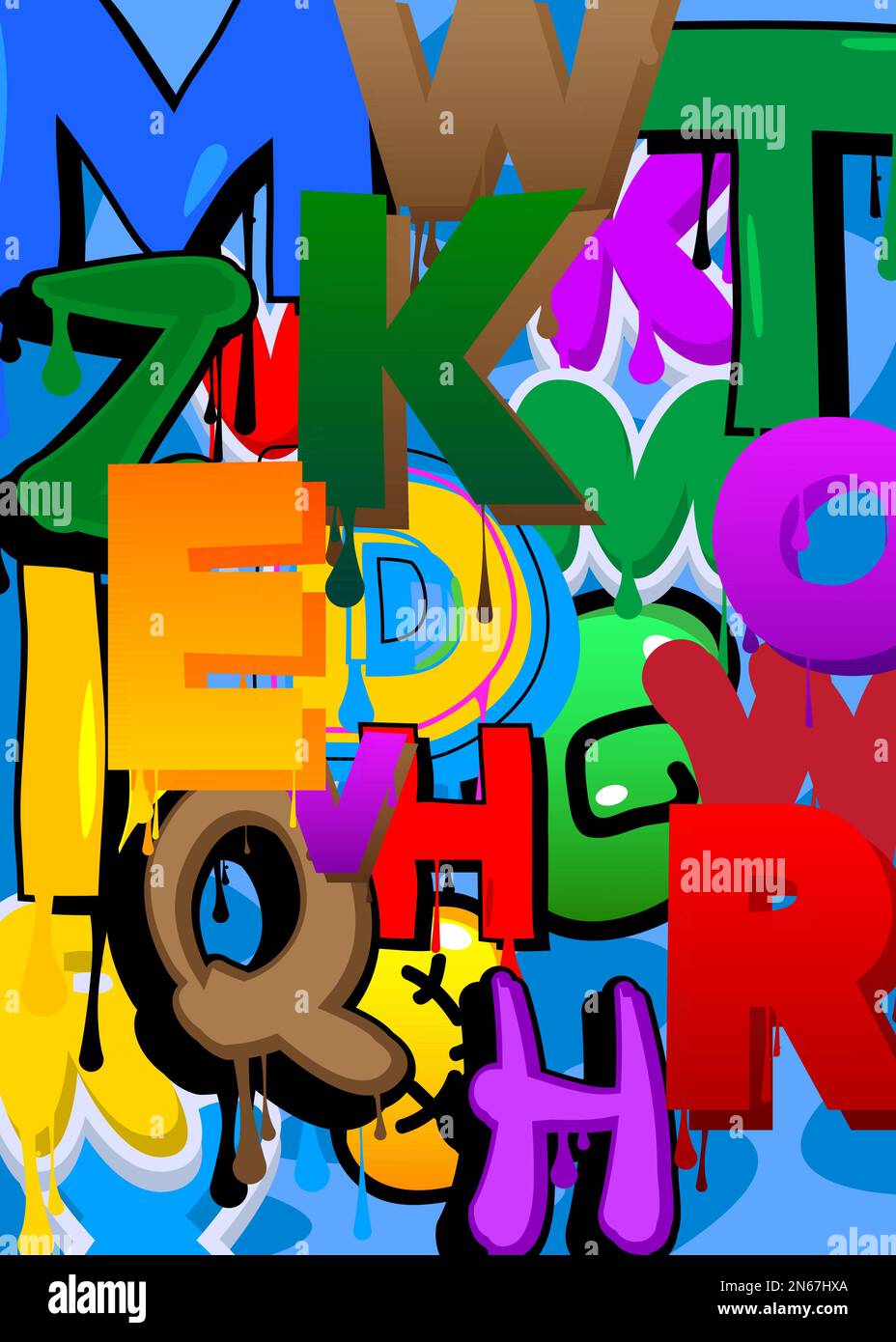 Graffiti background wallpaper with gradient geometric abstract modern ...