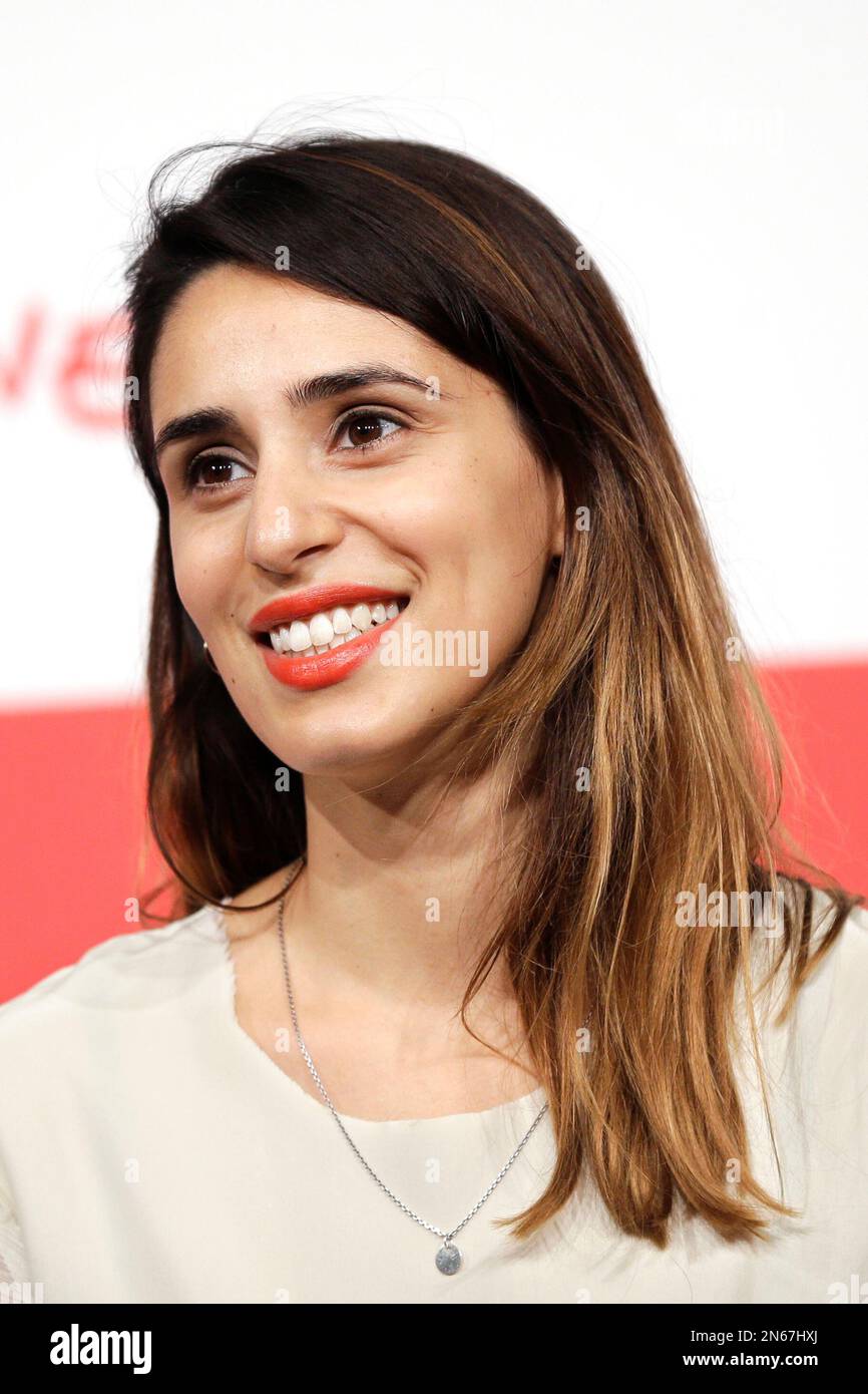 Actress Maryam Zaree poses during a photo call for the movie 'Ben o ...