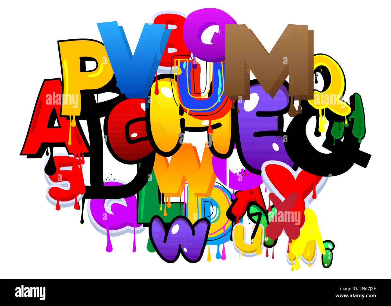 Graffiti background wallpaper with gradient geometric abstract modern ...