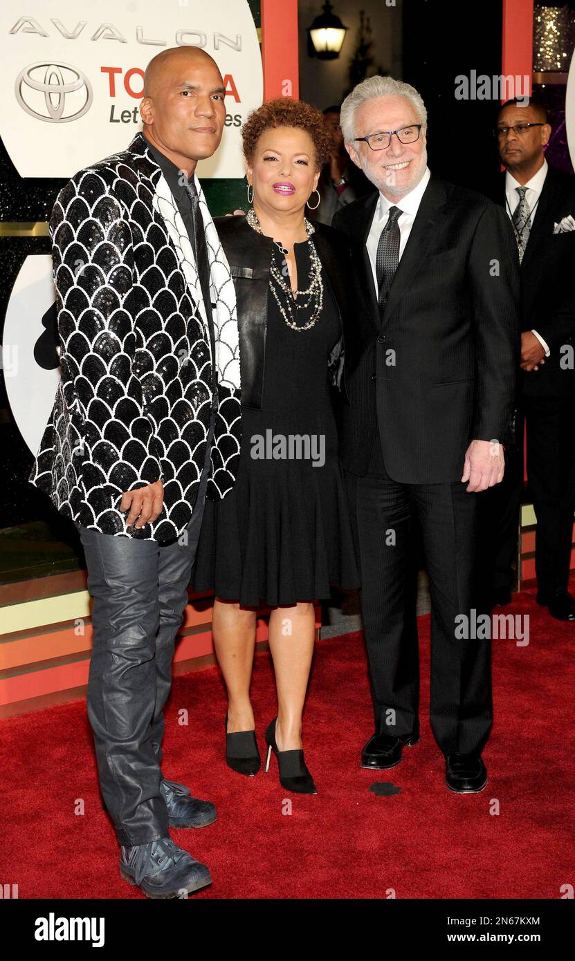 From left, President and General Manager of Centric, Paxton Baker, BET ...