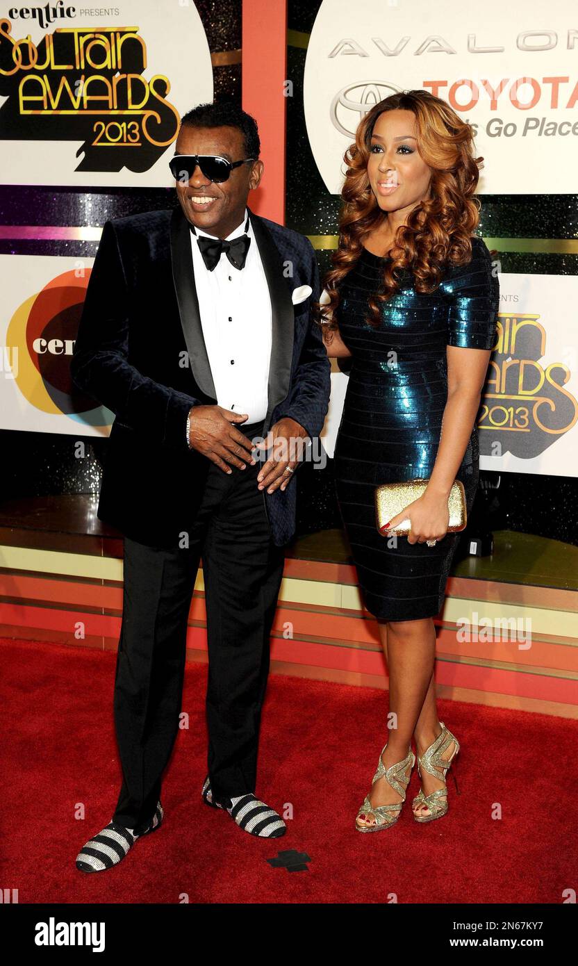 Producer Ronald Isley, left, and Kandy Johnson Isley arrive at the 2013 ...