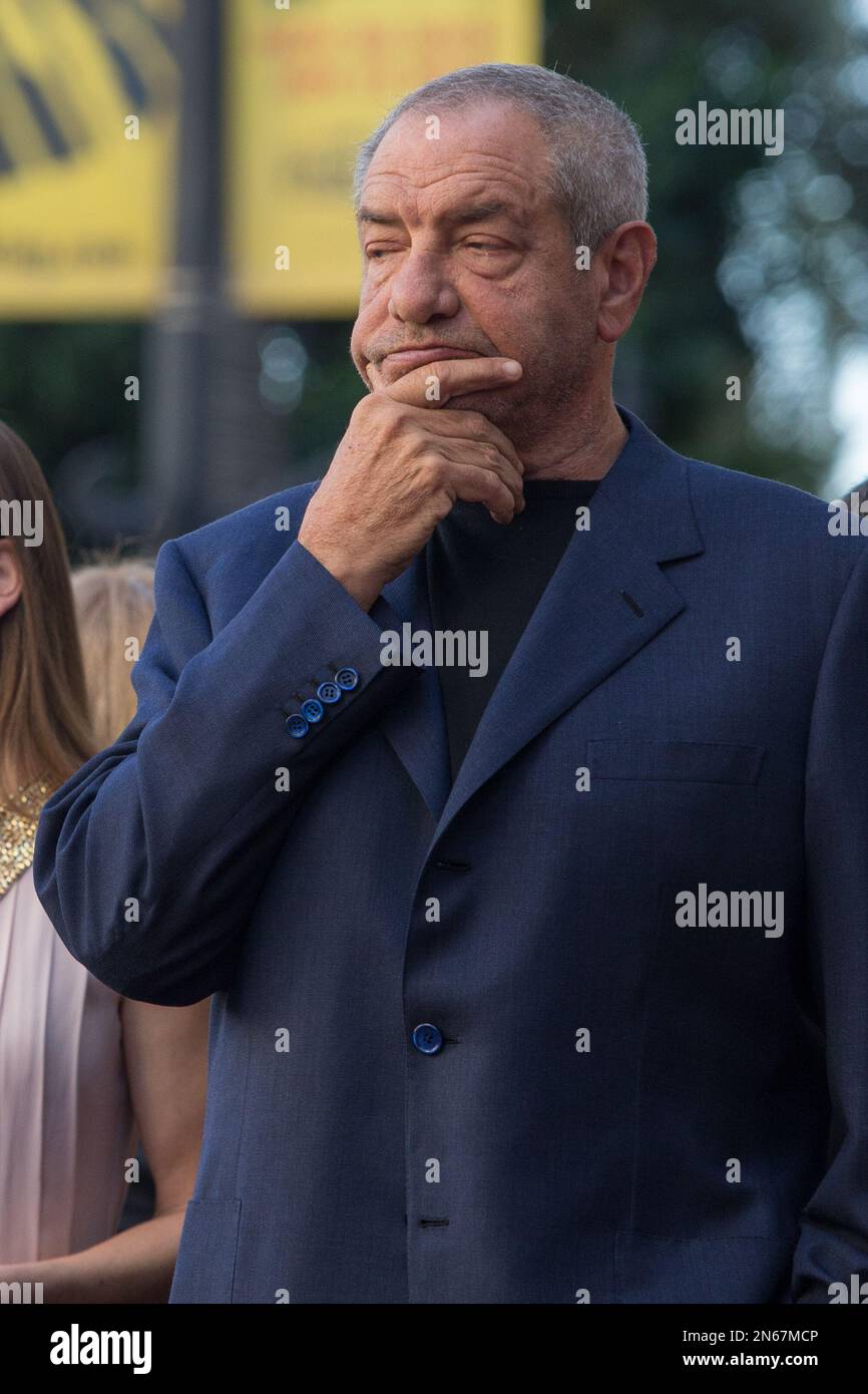 Producer Dick Wolf attends as Mariska Hargitay is honored with a star ...