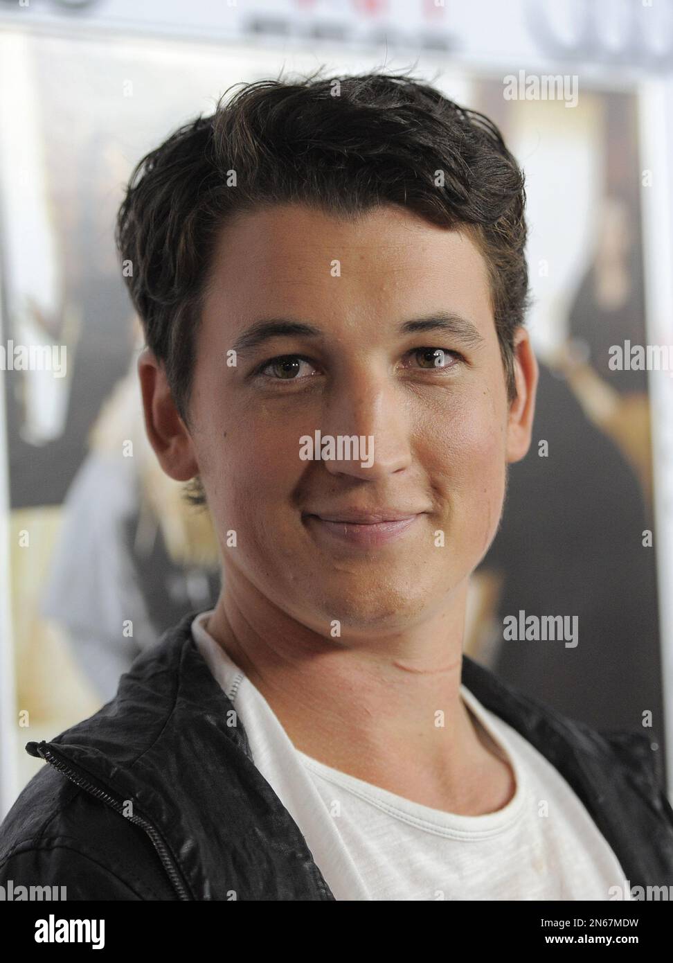Miles Teller arrives on the red carpet at the 2013 AFI Fest premiere of ...