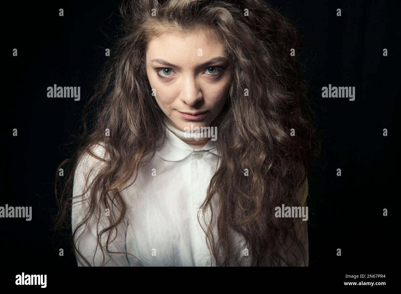 Australian singer Lorde poses for a portrait, on Friday, Nov. 8, 2013 ...