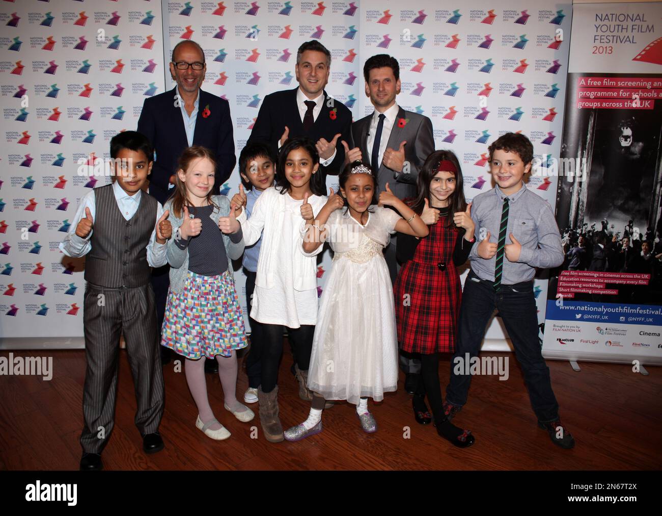 IMAGE DISTRIBUTED FOR NATIONAL YOUTH FILM FESTIVAL - From left, Eric ...
