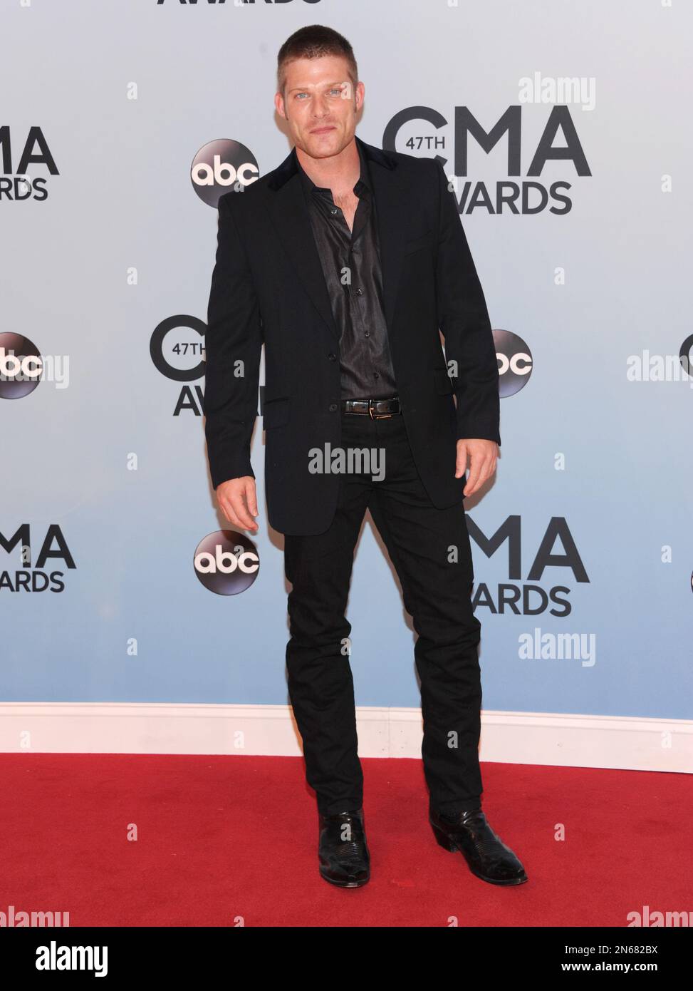 Chris Carmack arrives at the 47th annual CMA Awards at Bridgestone ...