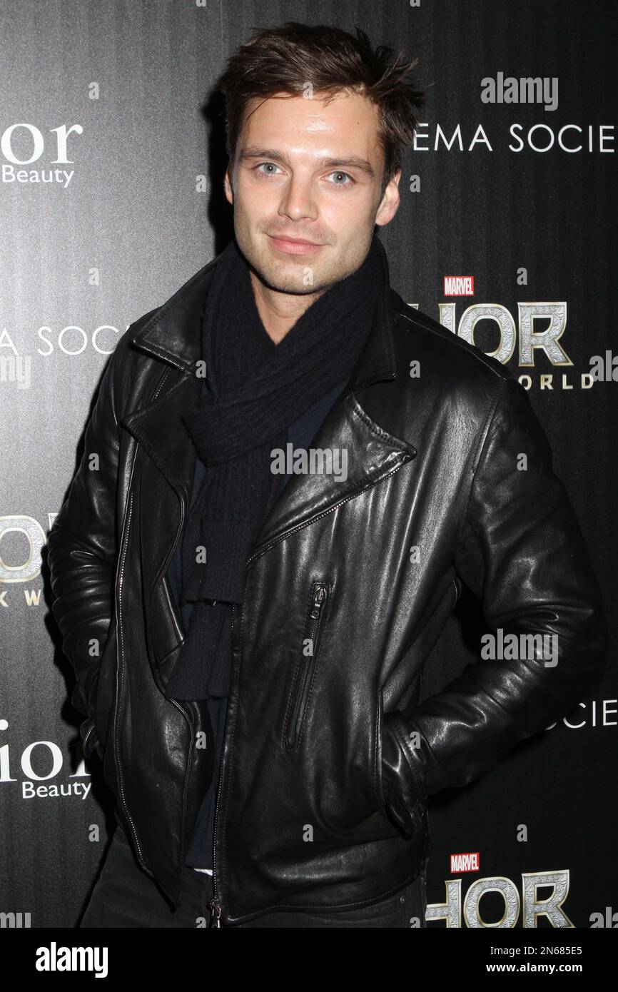 Actor Sebastian Stan attends the screening of "Thor: The Dark World ...
