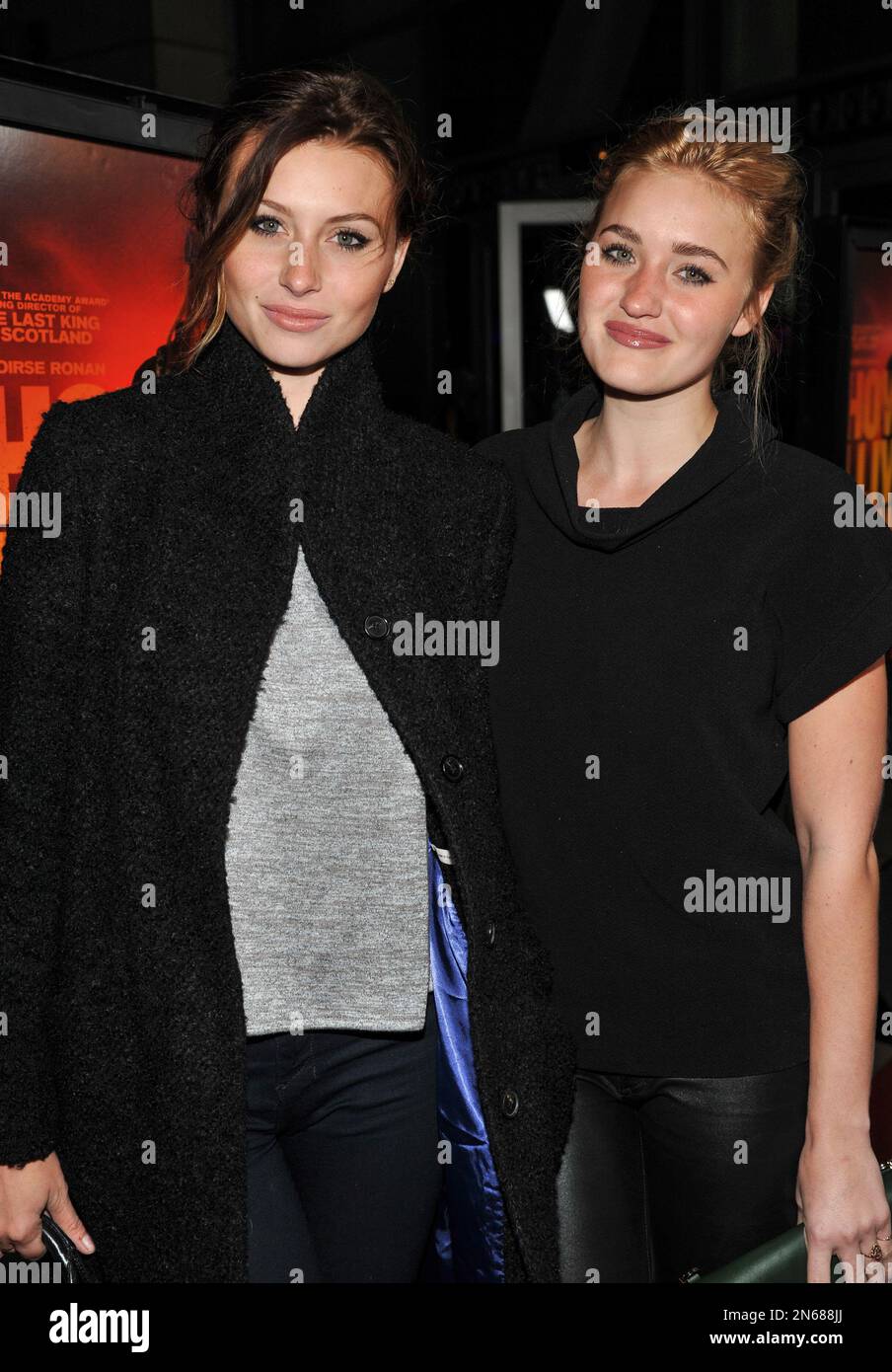 Aly Michalka, left, and AJ Michalka arrive on the red carpet at the ...