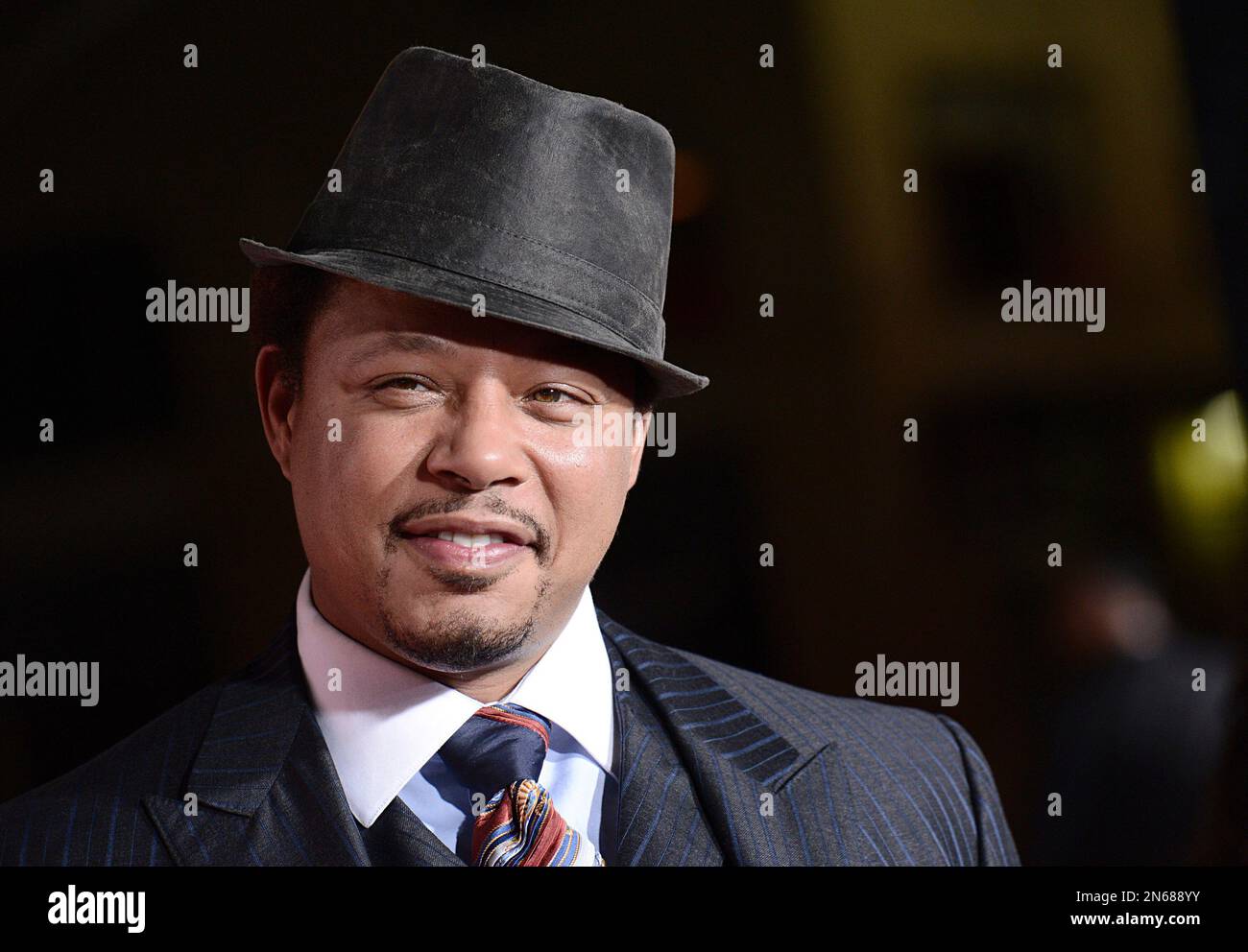 Actor Terrence Howard arrives on the red carpet for the world premiere ...