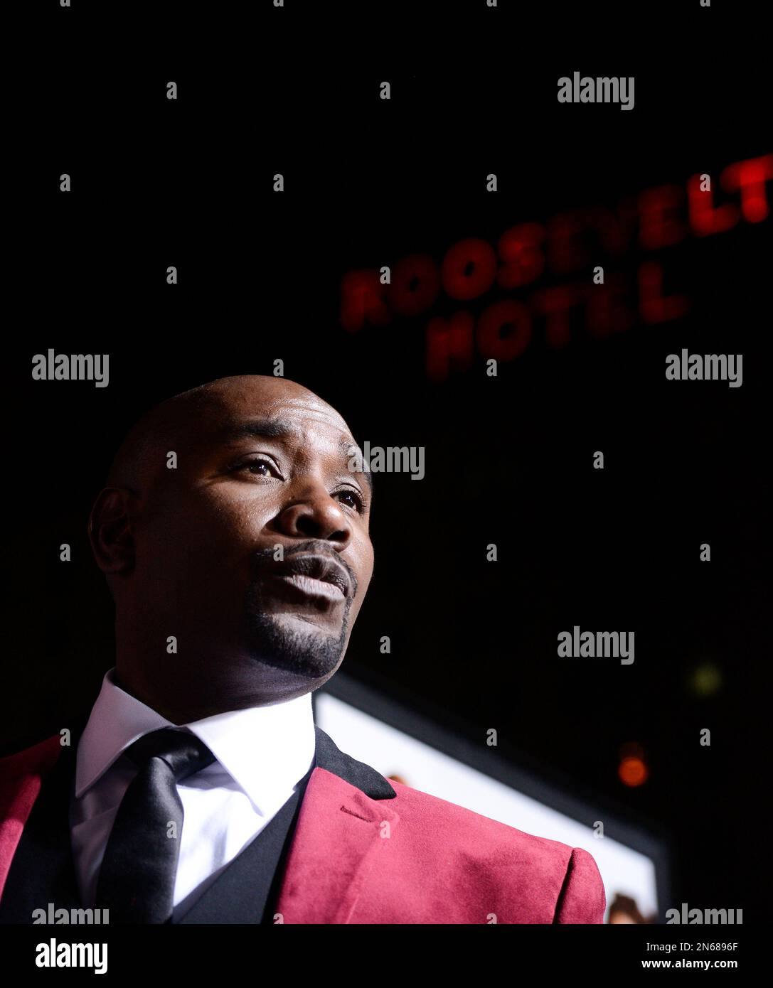 Actor Morris Chestnut arrives on the red carpet for the world premiere ...