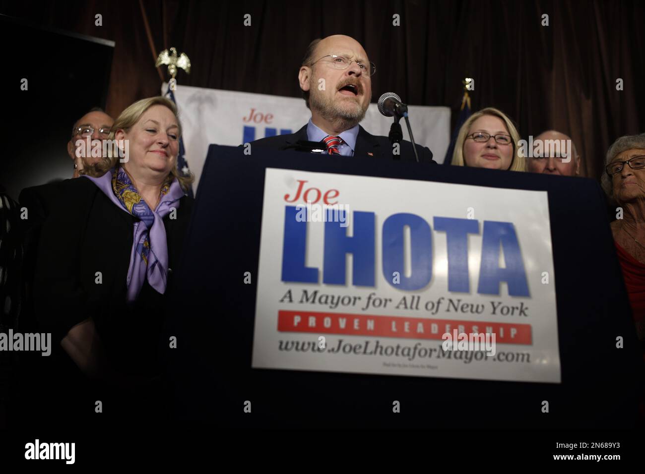 Surrounded by family and supporters, New York City mayoral candidate ...