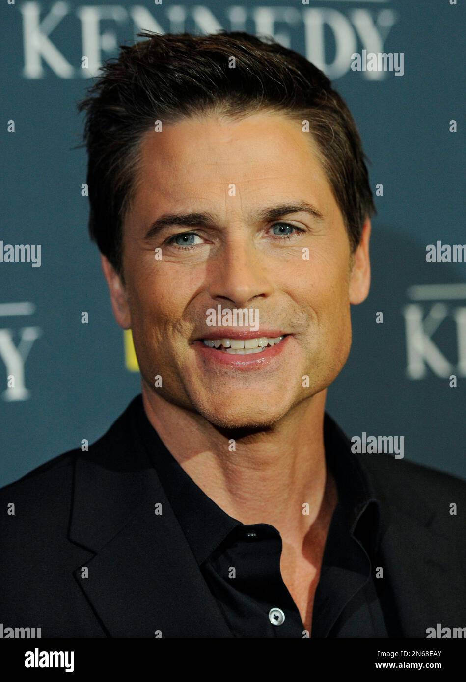 Rob Lowe, star of the film "Killing Kennedy," poses at the premiere of ...