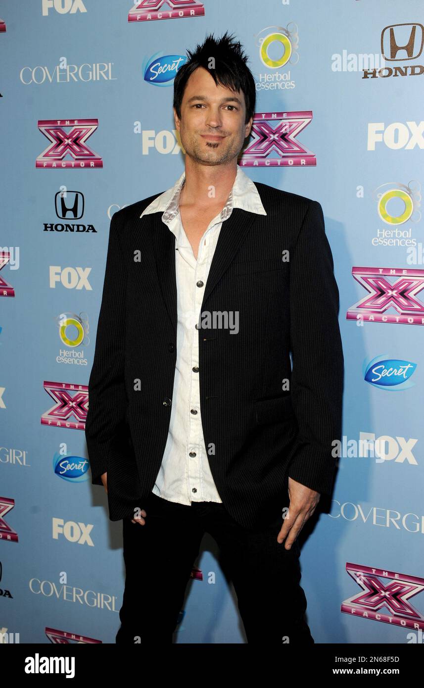 Contestant Jeff Gutt arrives at FOX's "The X Factor" Season 3 Finalists ...