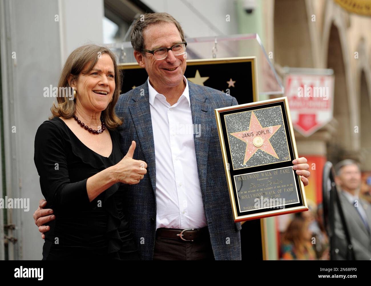Laura and Michael Joplin, siblings of the late singer Janis Joplin ...