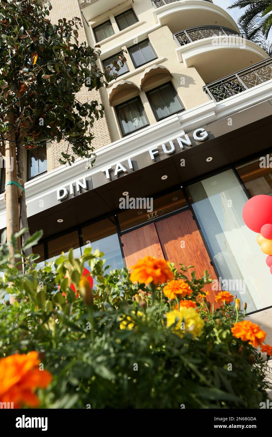 A view of atmosphere at the ribbon cutting ceremony for the grand ...