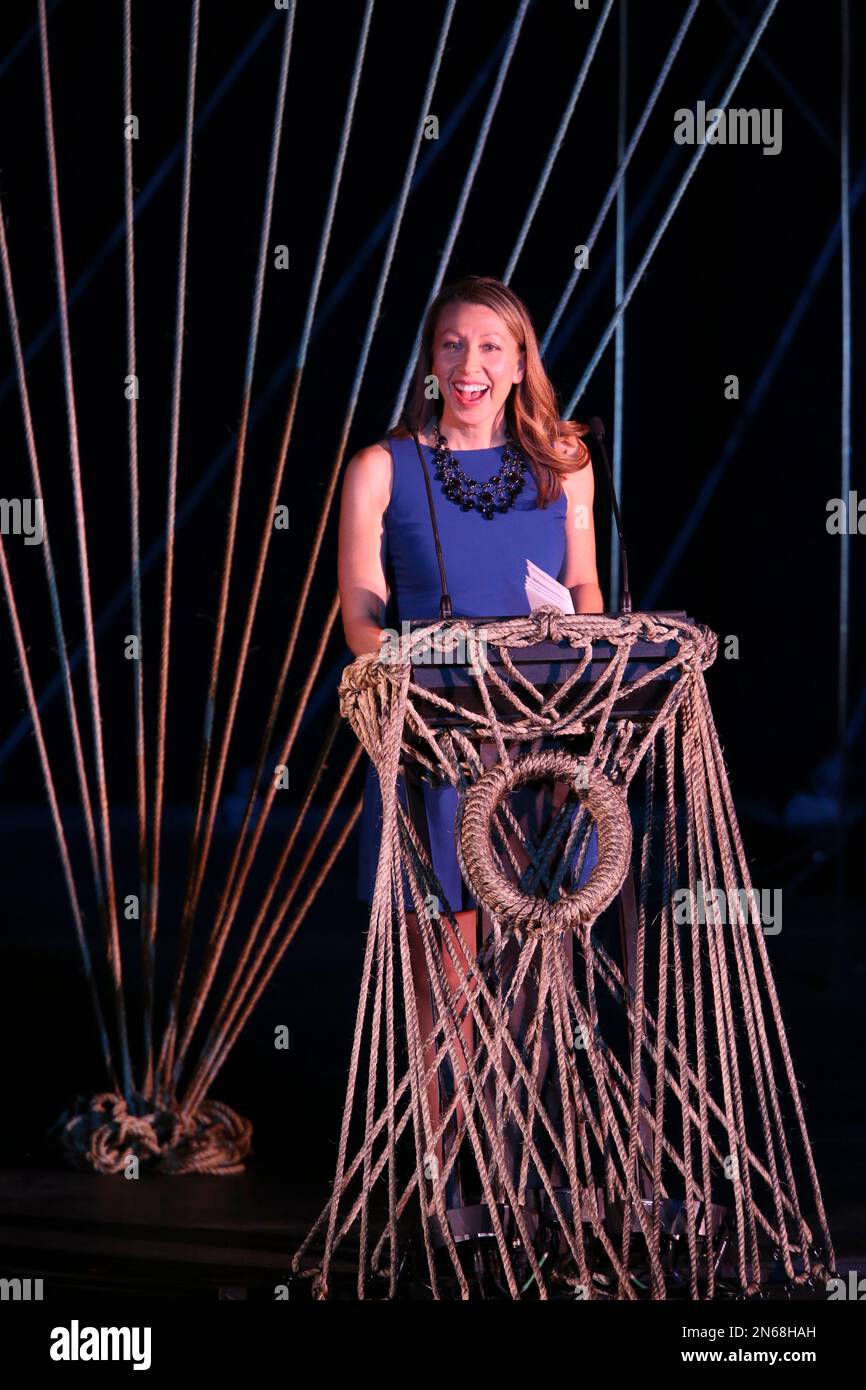 Sarah Lyding presents the Sarah Biller Family Foundation Awards during ...