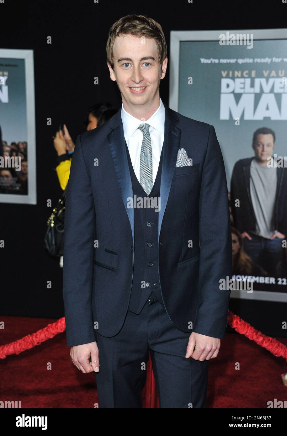 Stephen Ellis arrives at the world premiere of "Delivery Man" at The El ...
