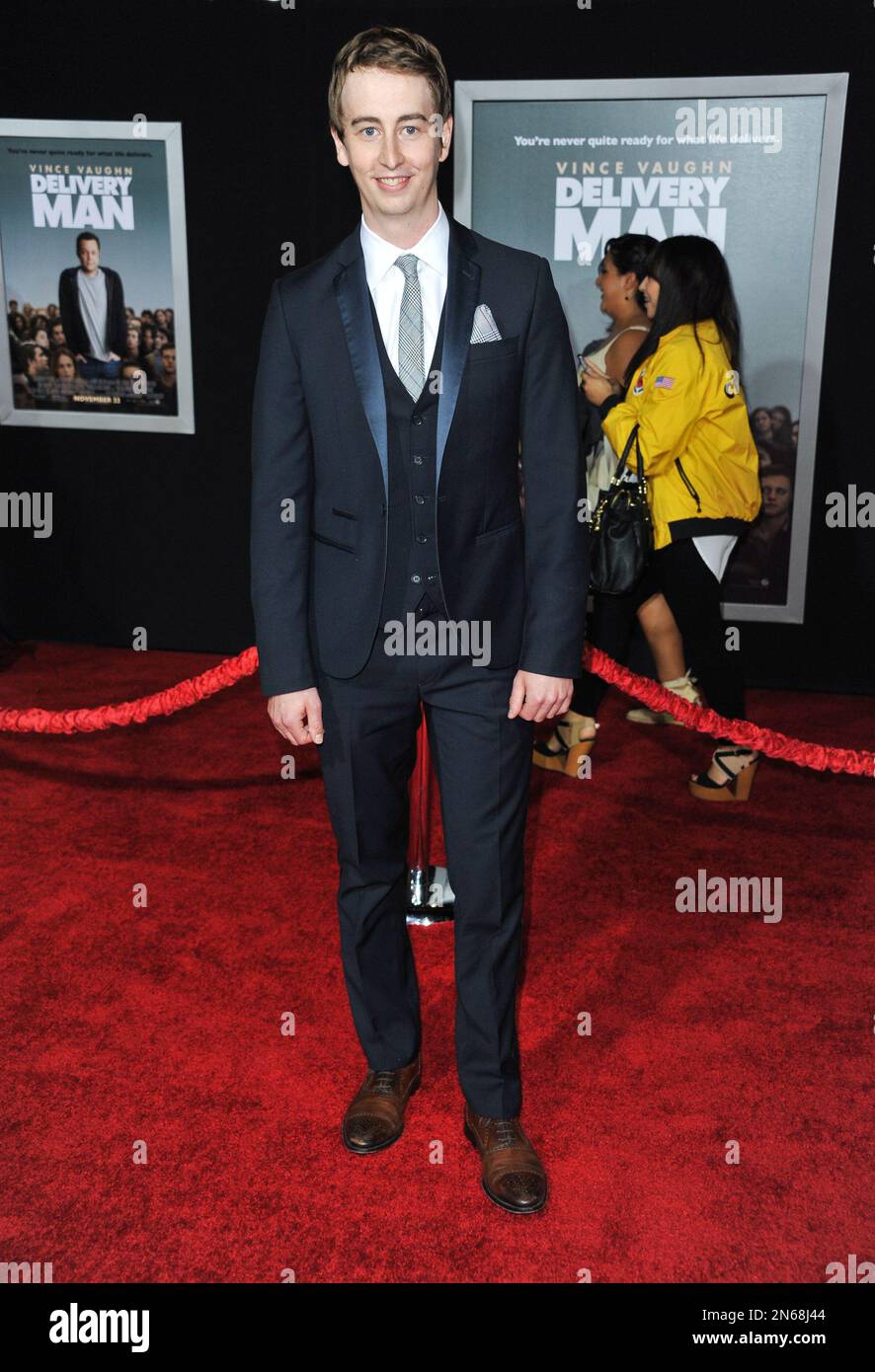 Stephen Ellis arrives at the world premiere of "Delivery Man" at The El ...