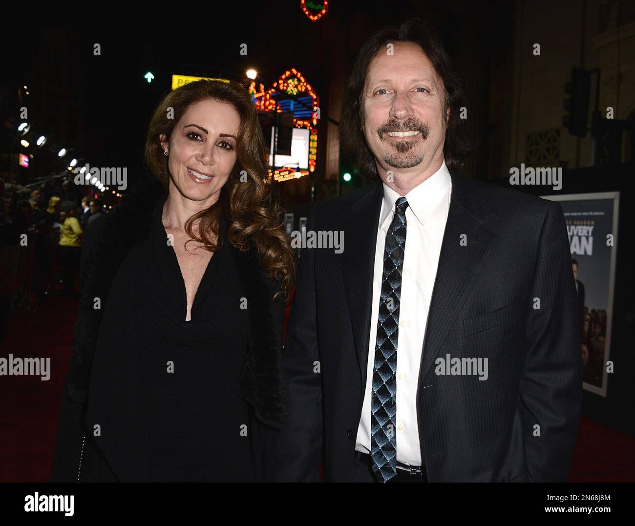 Writer Scott Mednick and guest arrive on the red carpet at the world ...