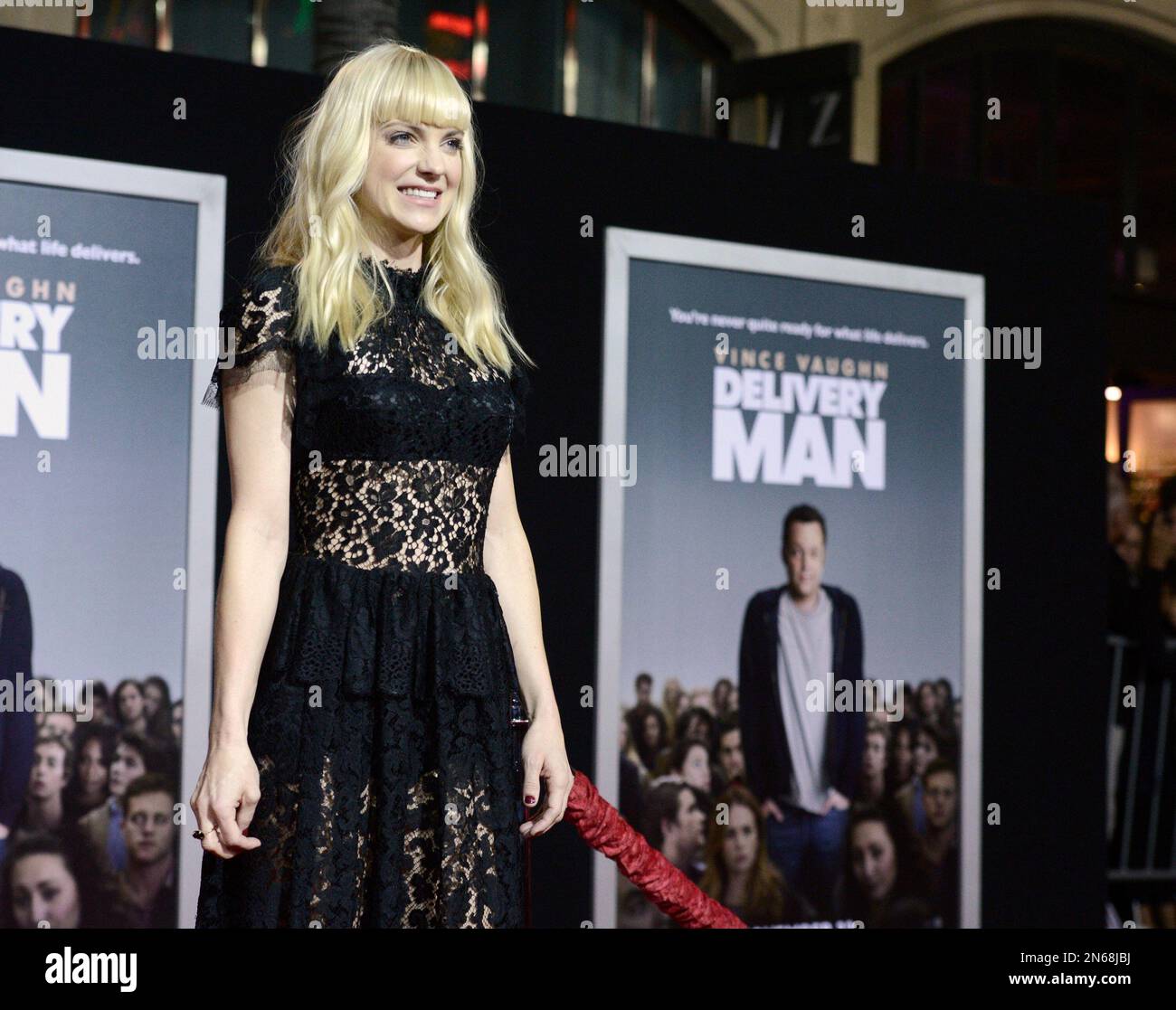 Actress Anna Faris arrives on the red carpet at the world premiere of ...