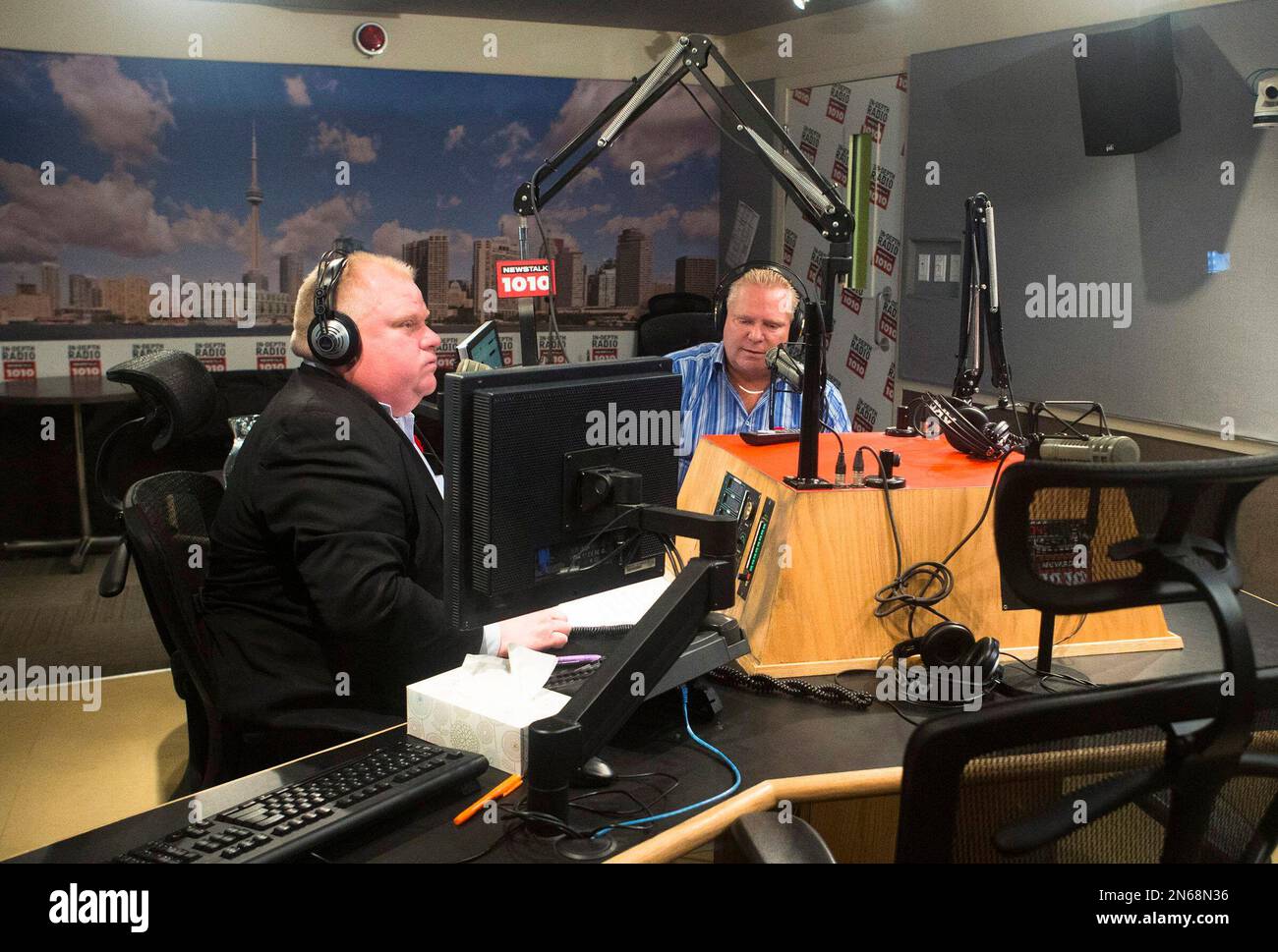 Toronto Mayor Rob Ford and his brother, Toronto city councillor Doug ...