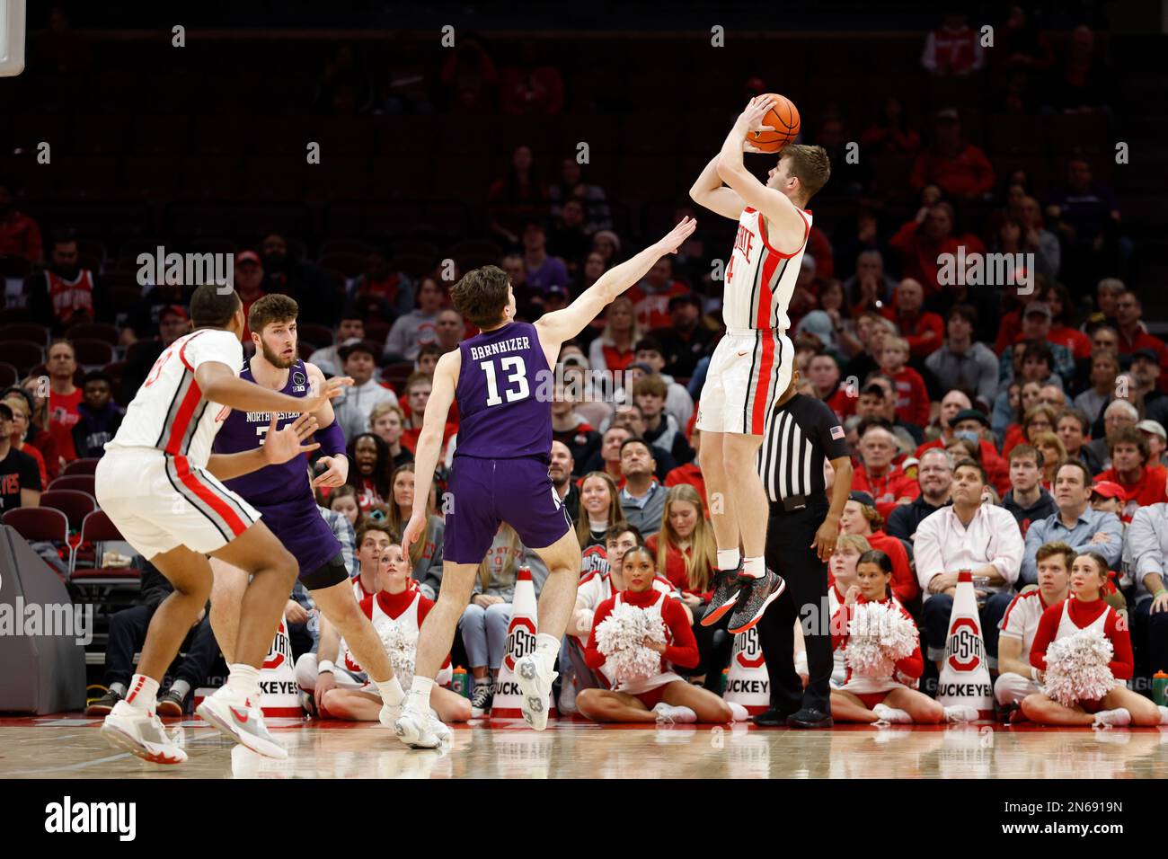 COLUMBUS, OH - FEBRUARY 09: Ohio State Buckeyes guard Sean McNeil (4 ...
