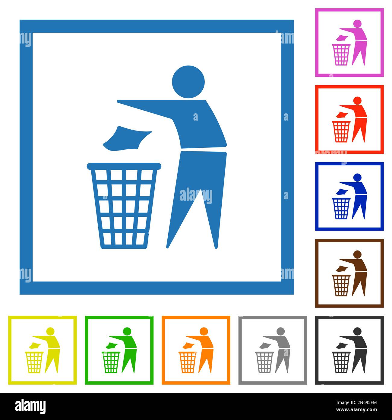 Tidyman Symbol Stock Vector Images Alamy