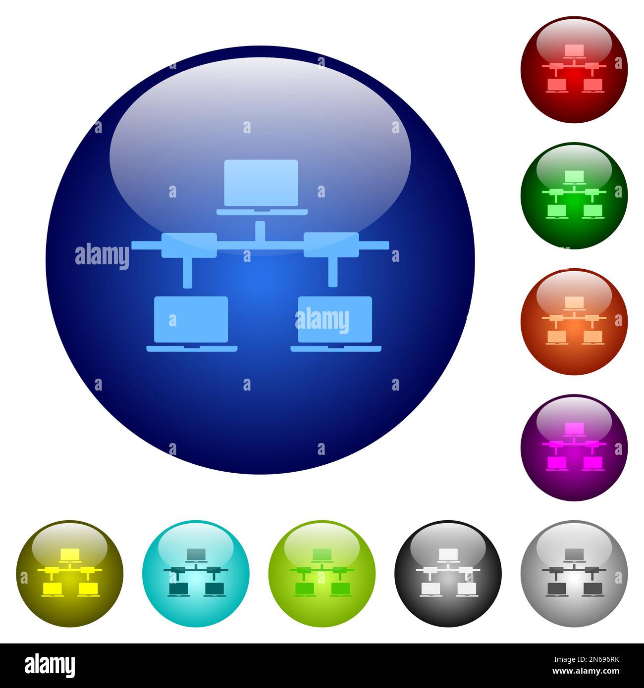 Computernetwork Stock Vector Images - Alamy