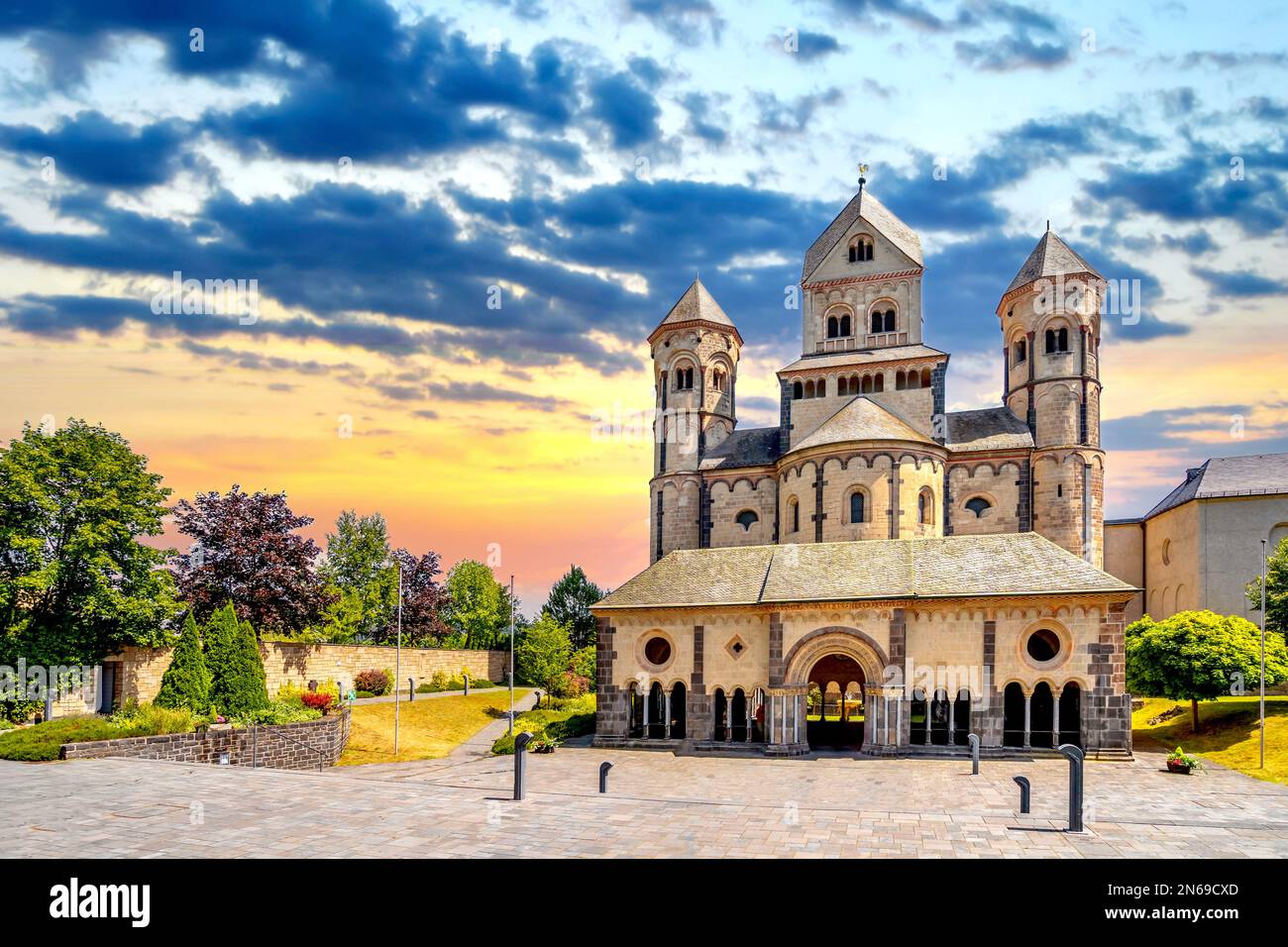 Abbey Maria Laach, Rheinland Pfalz, Germany Stock Photo - Alamy