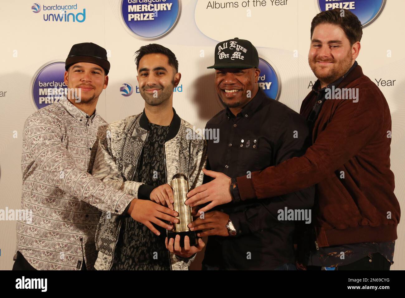 British band Rudimental, from left to right, Kesi Dryden, Amir Amor ...
