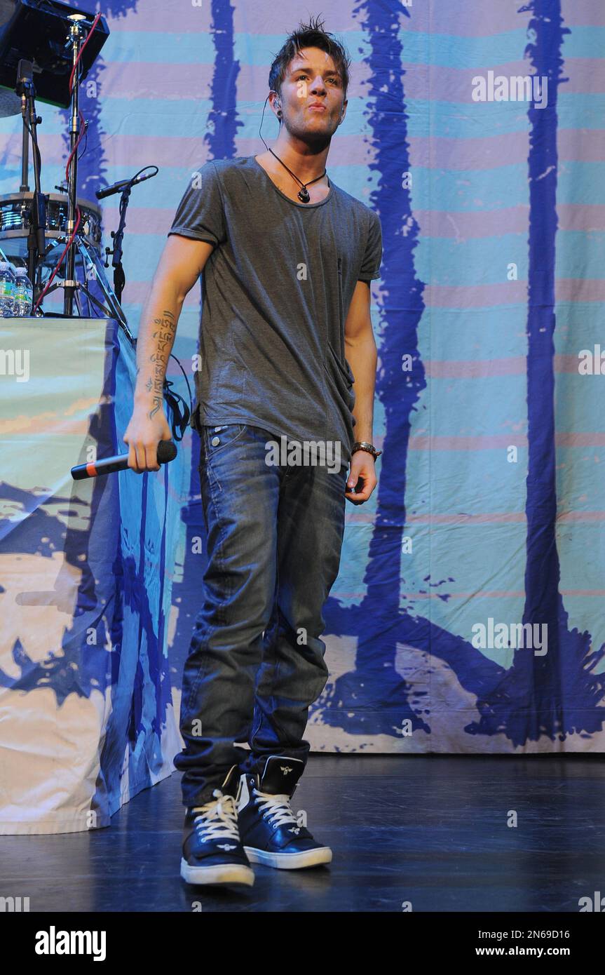 Drew Chadwick of Emblem3 perform during 'Stars Dance' World Tour at the ...