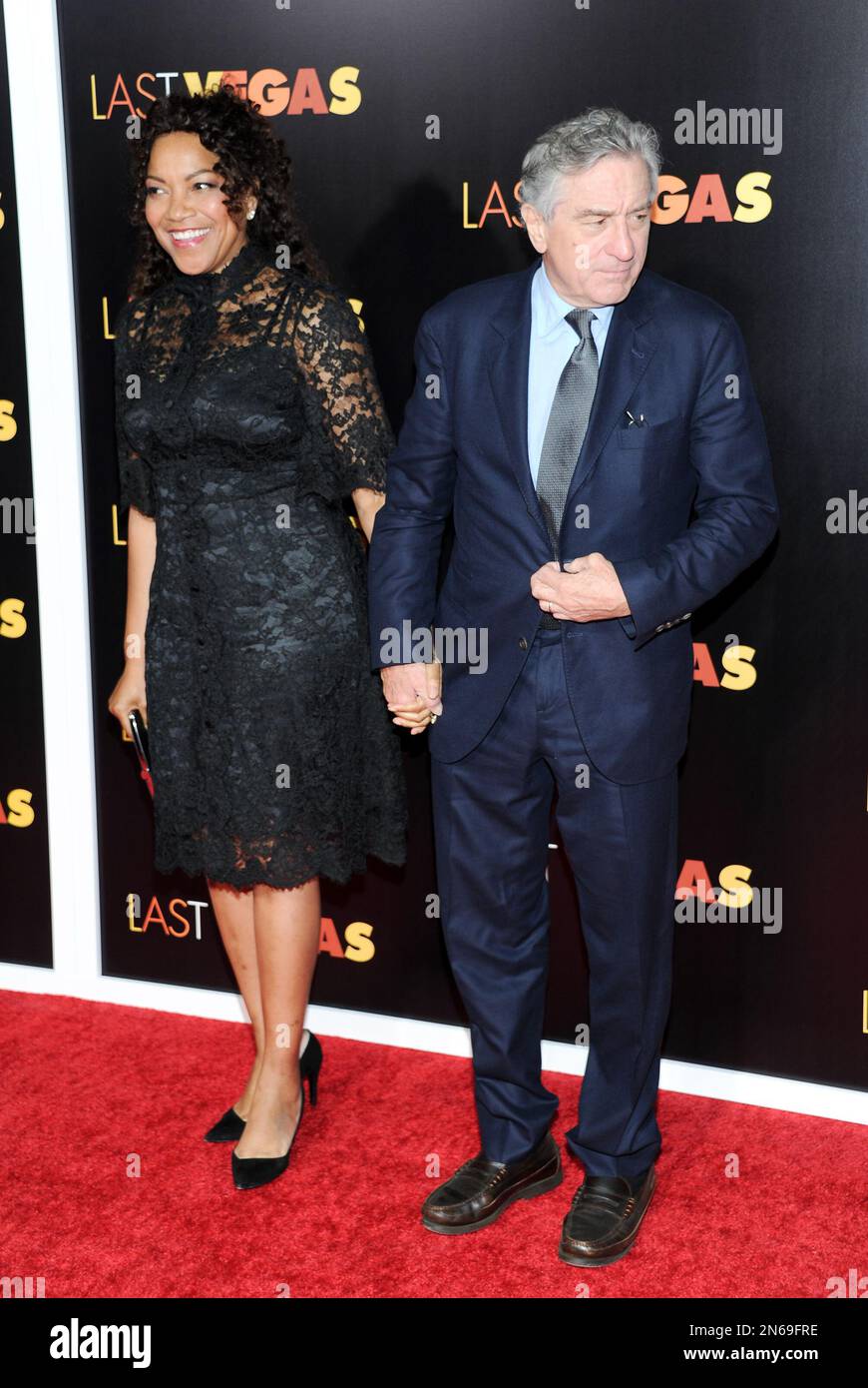 Actor Robert De Niro and wife Grace Hightower attend the premiere of ...