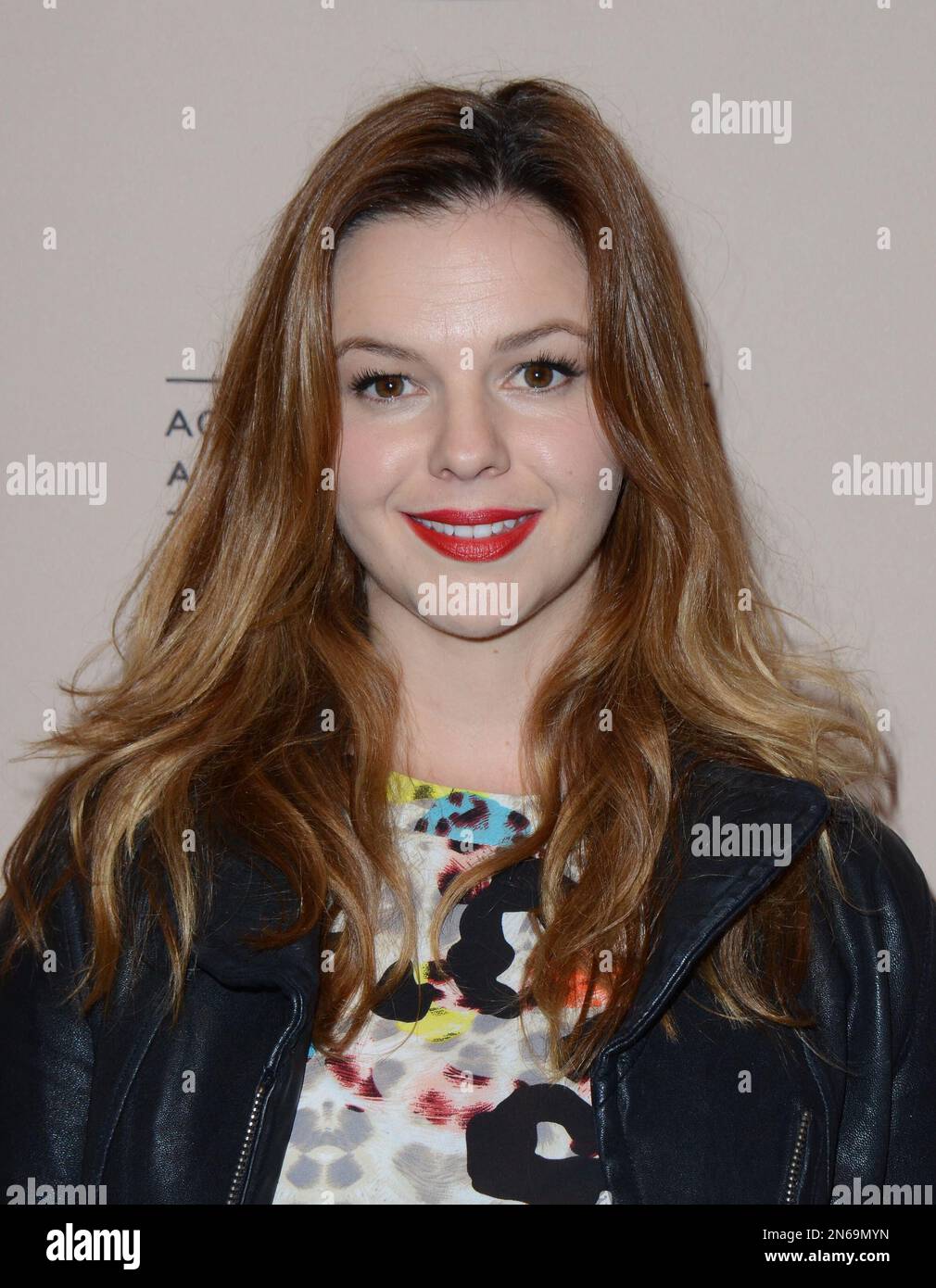 Actor Amber Tamblyn arrives at the Academy of Television Arts ...