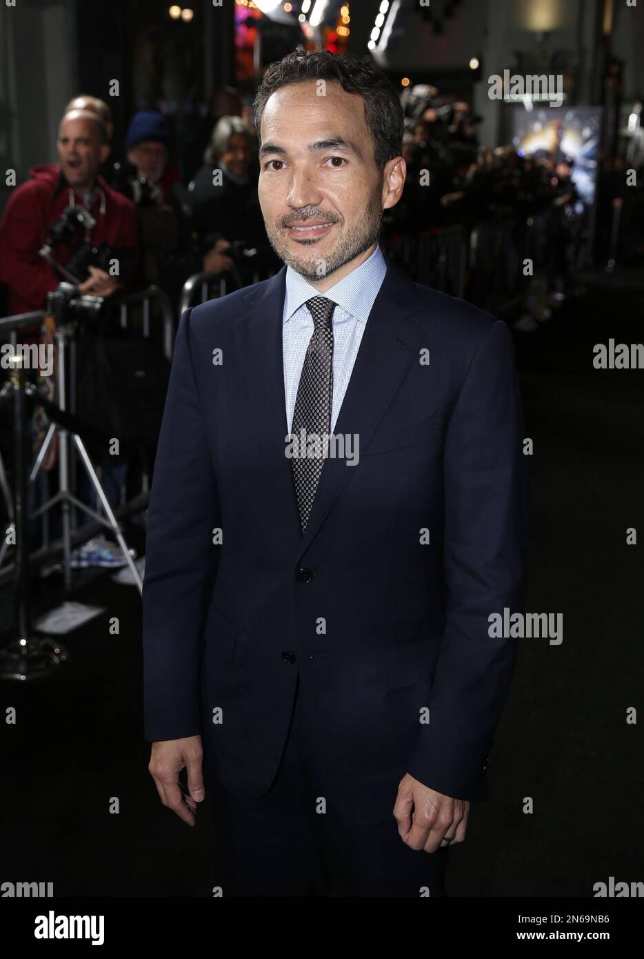 Steve Jablonsky arrives at the Los Angeles premiere of "Ender's Game ...