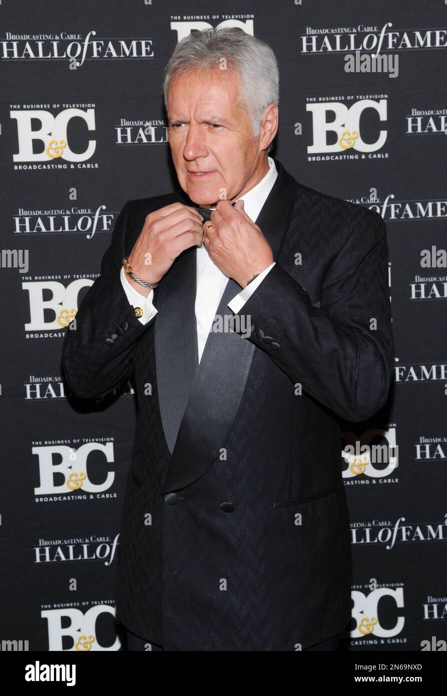 Honoree Alek Trabek, "Jeopardy" host, attends the 23rd Annual Broadcasting & Cable Hall of Fame ...