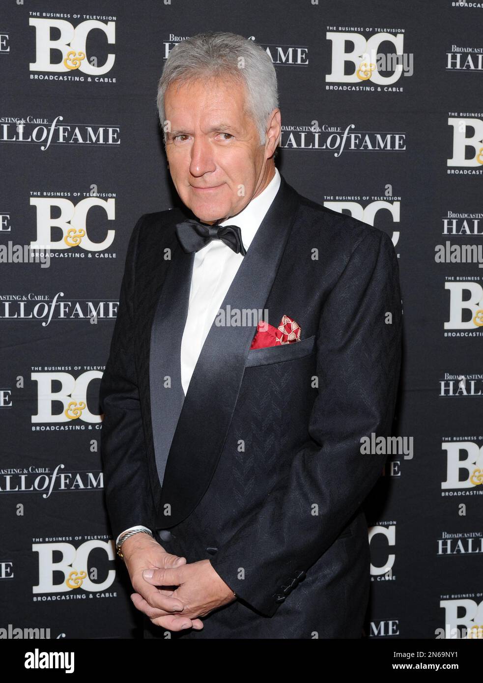 Honoree Alek Trabek, "Jeopardy" host, attends the 23rd Annual Broadcasting & Cable Hall of Fame ...