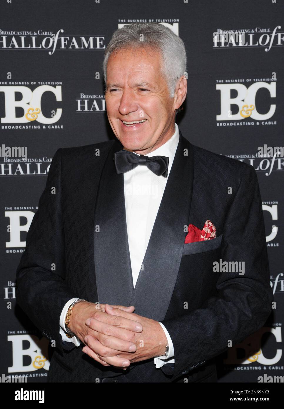 Honoree Alek Trabek, "Jeopardy" host, attends the 23rd Annual Broadcasting & Cable Hall of Fame ...