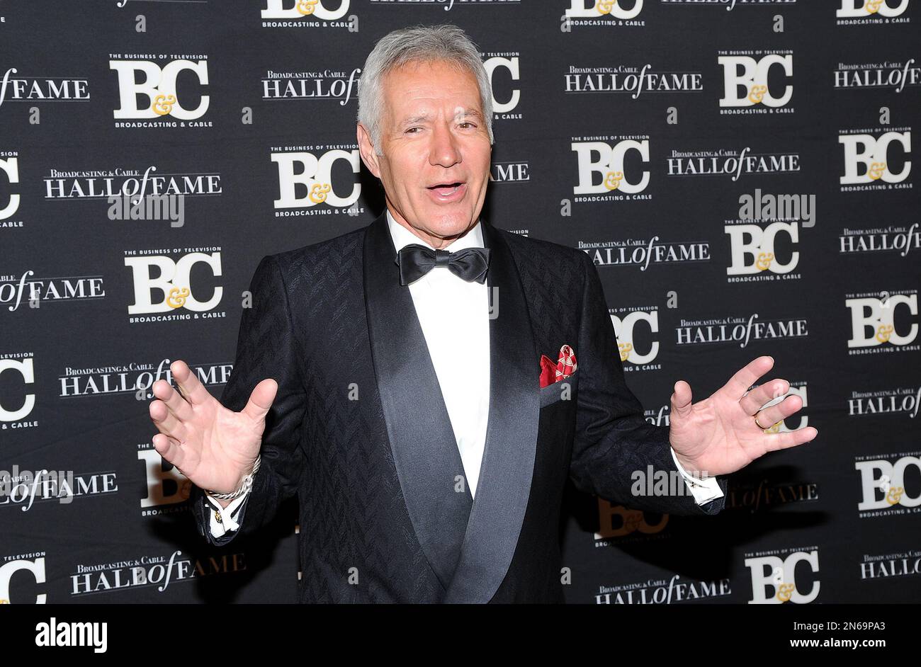 Honoree Alek Trabek, "Jeopardy" host, attends the 23rd Annual Broadcasting & Cable Hall of Fame ...