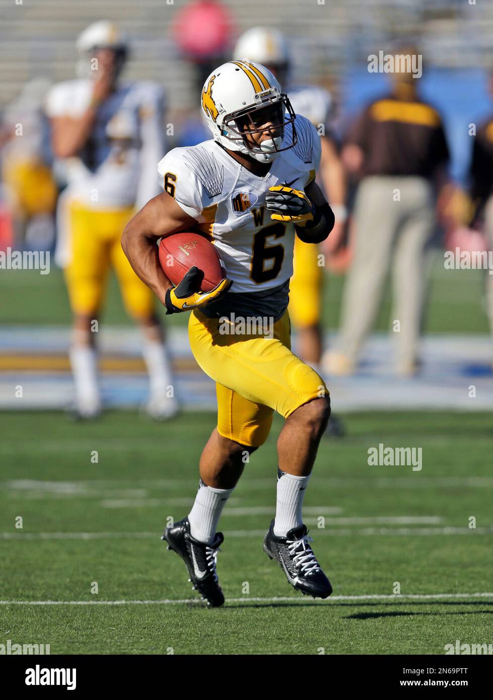 Wyoming wide receiver Robert Herron during an NCAA college football ...