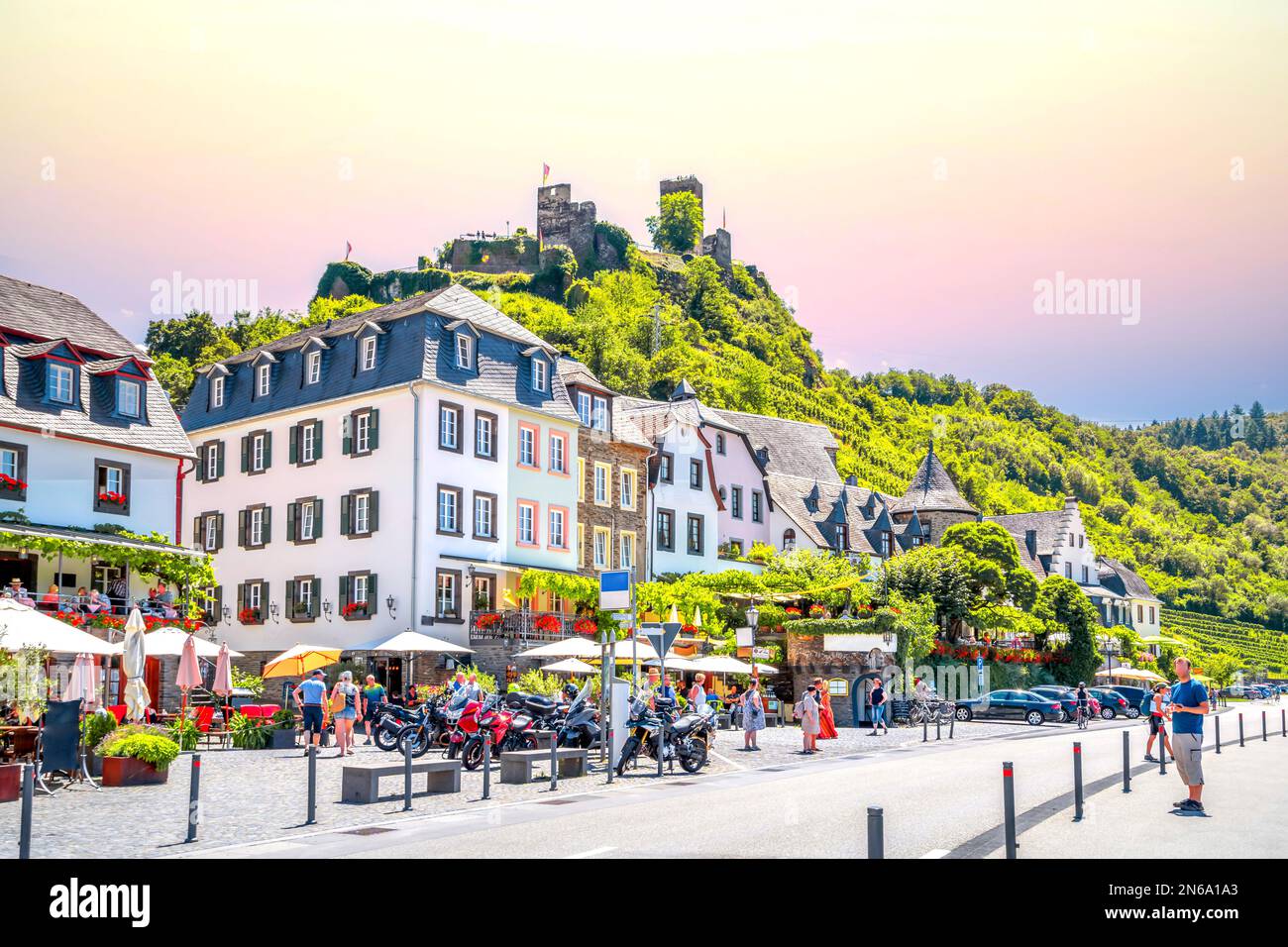 Old town beilstein mosel rhineland palatinate hi-res stock photography ...