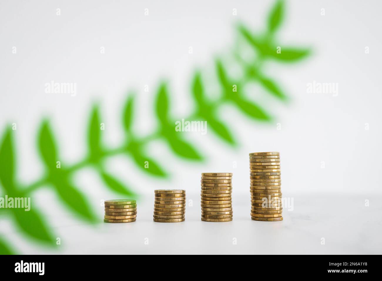green economy investment and profit opportunities conceptual image ...