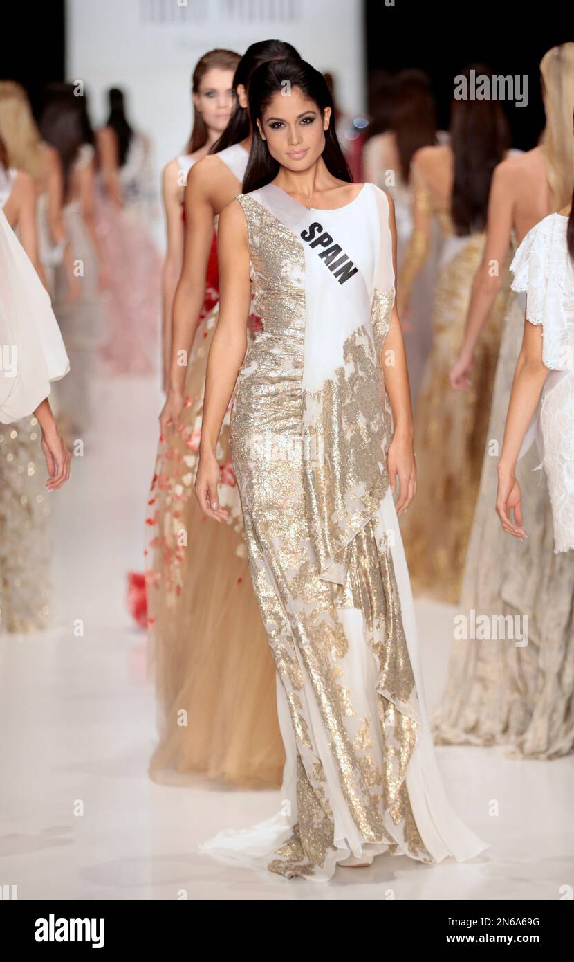 Contestant of the Miss Universe pageant, Miss Spain Patricia Yurena ...