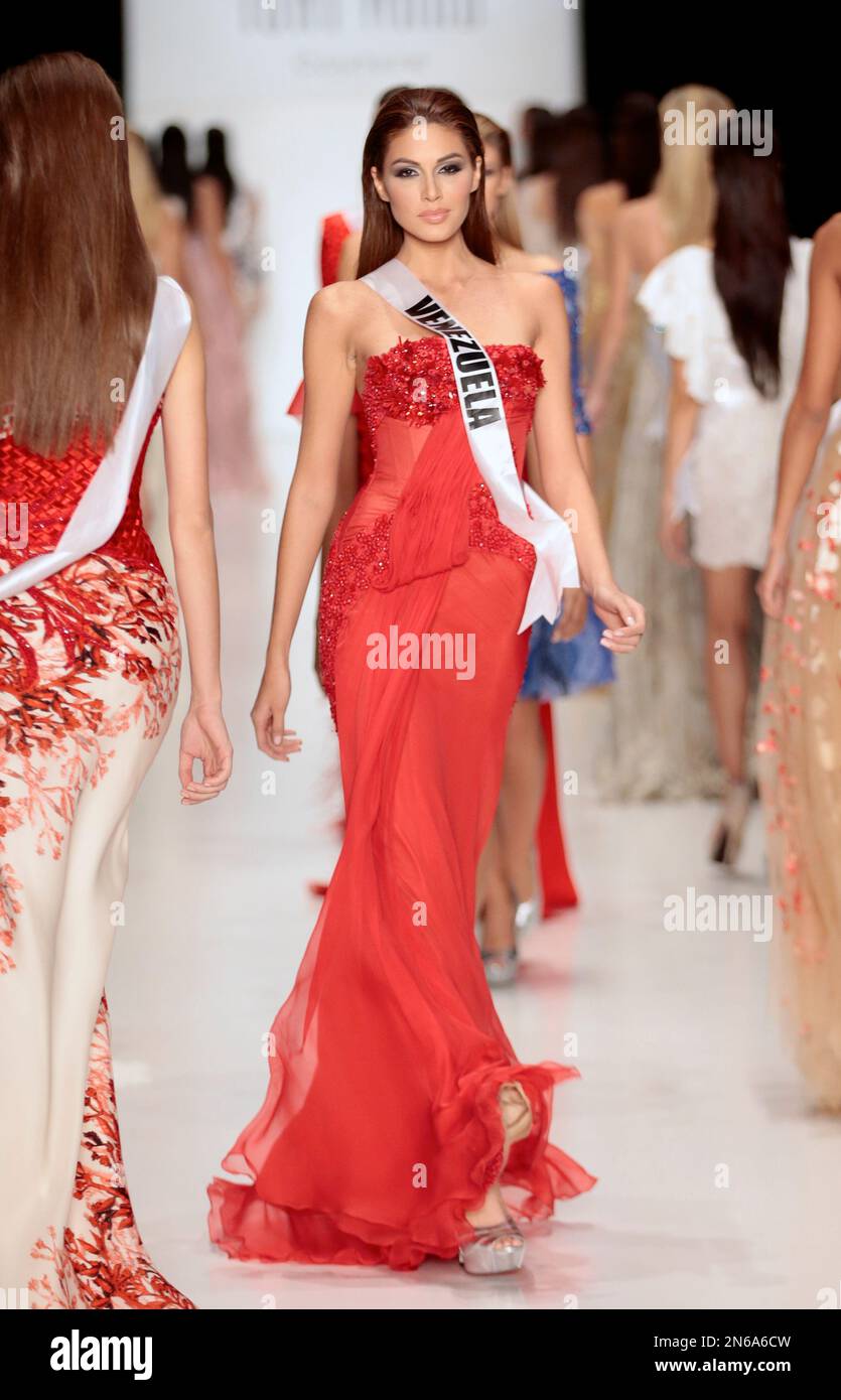 Contestant of the Miss Universe pageant, Miss Venezuela Gabriela Isler ...