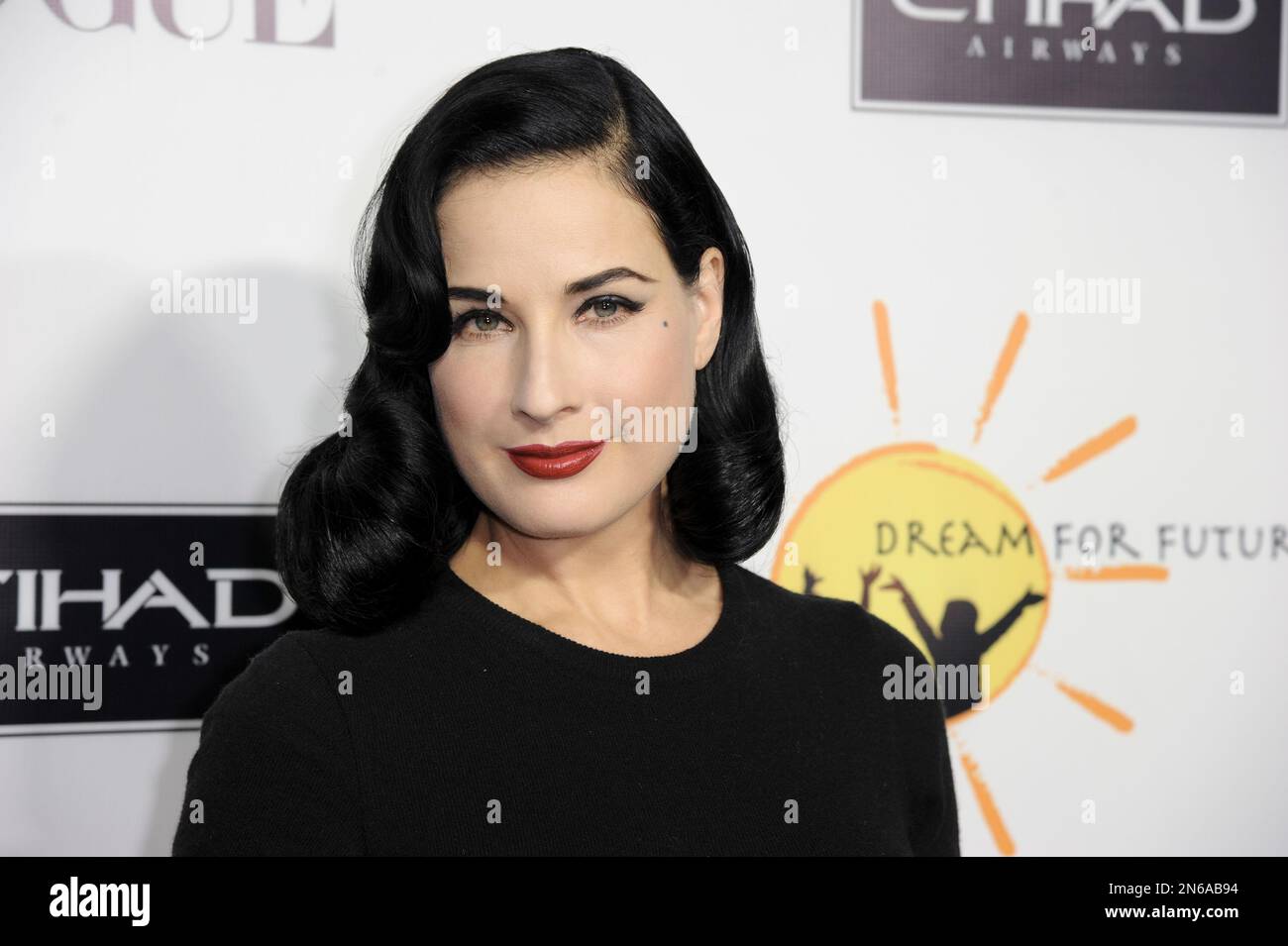 Dita Von Teese arrives at the inaugural Dream for Future Africa ...
