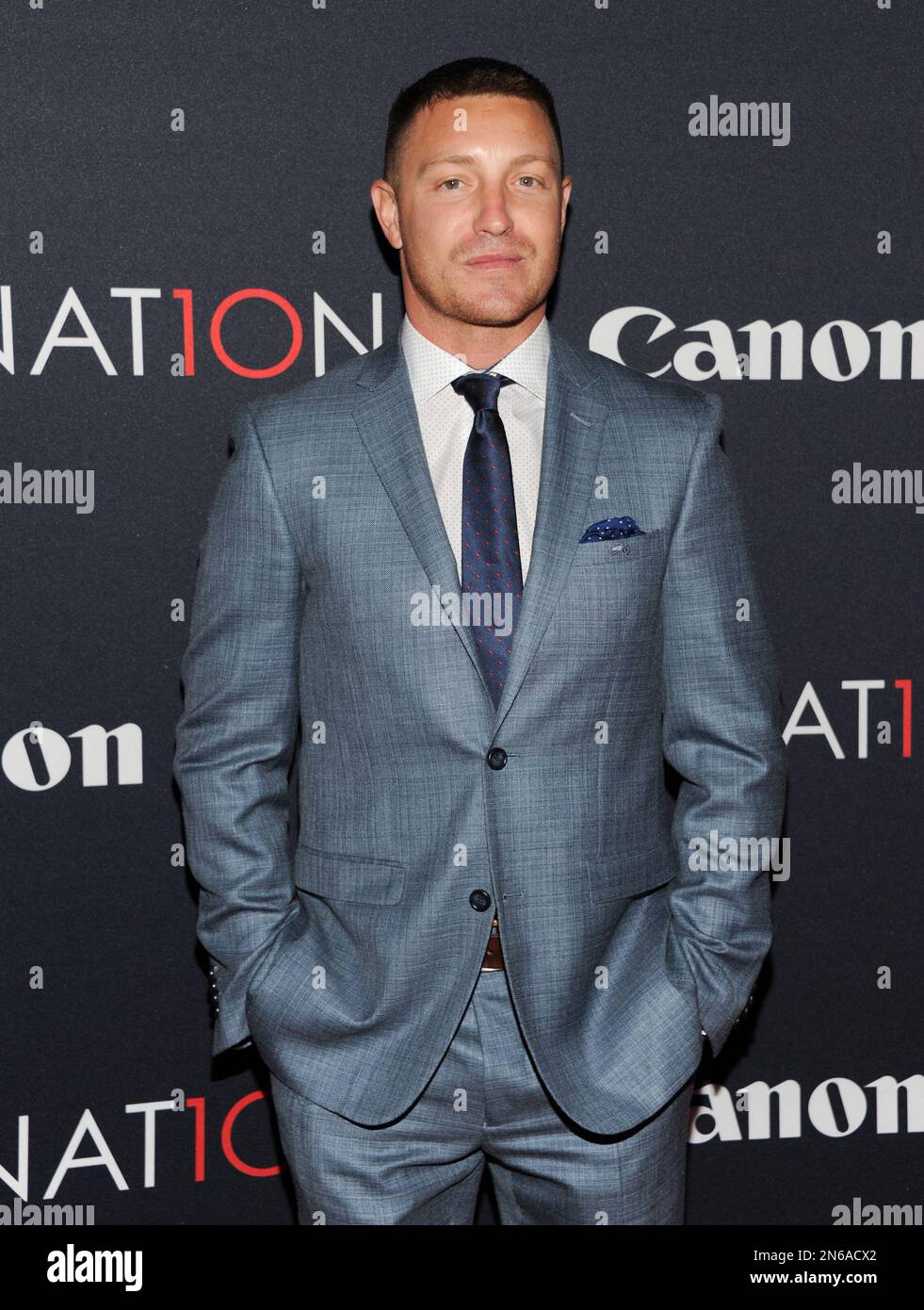 Lane Garrison attends the global premiere of Canon's "Project ...