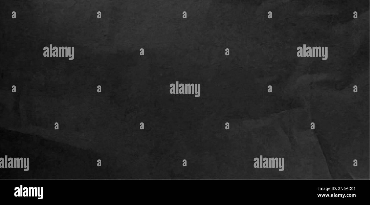 Crumpled black paper sheet texture. Realistic vector illustration of ...