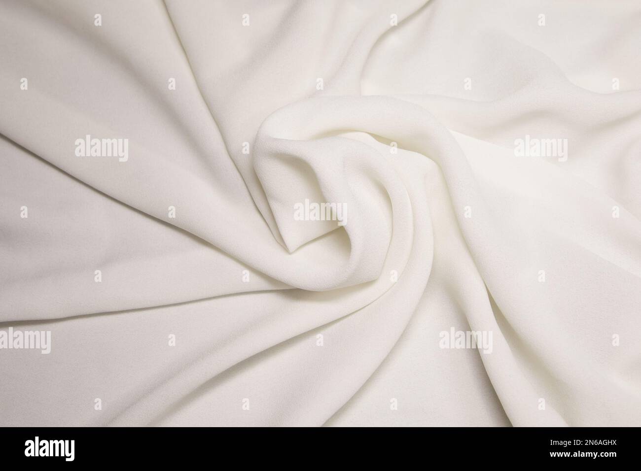White fabric background. White cloth waves background texture. White ...