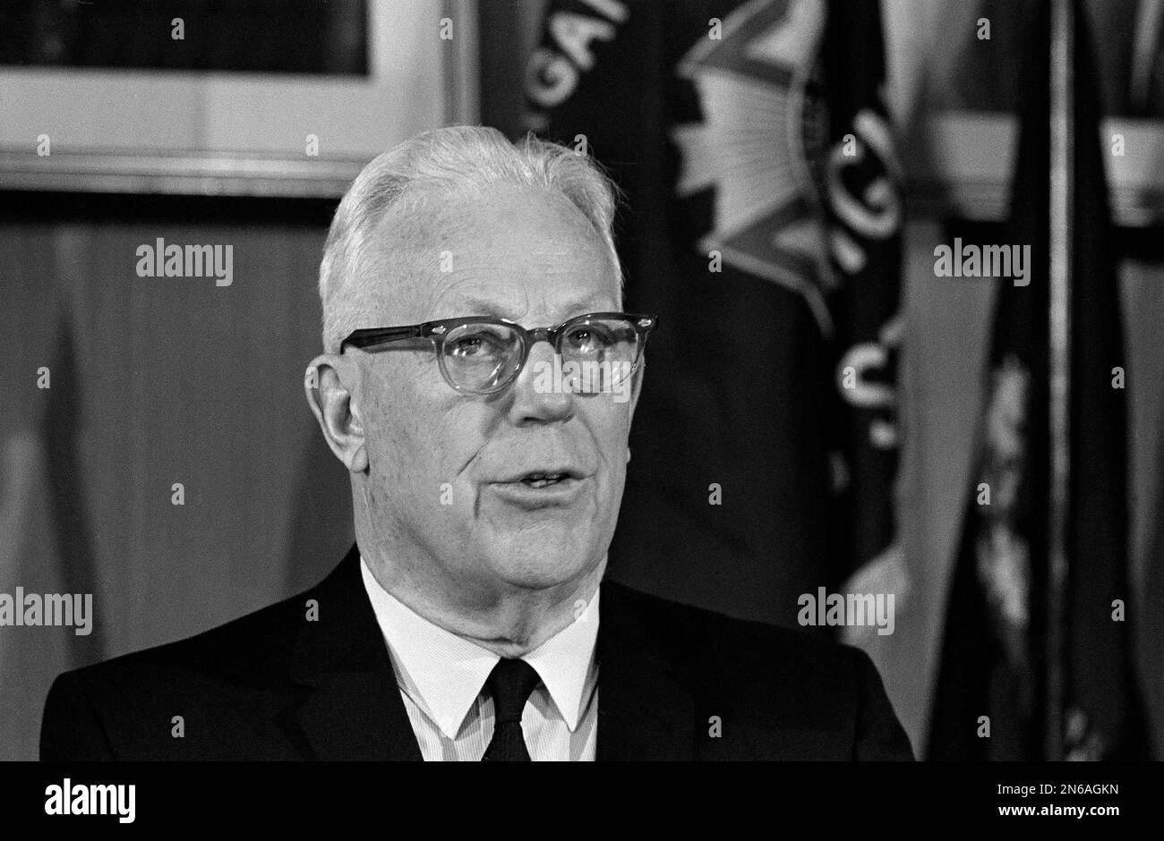 U.S. Chief Justice Earl Warren, head of the commission investigating ...