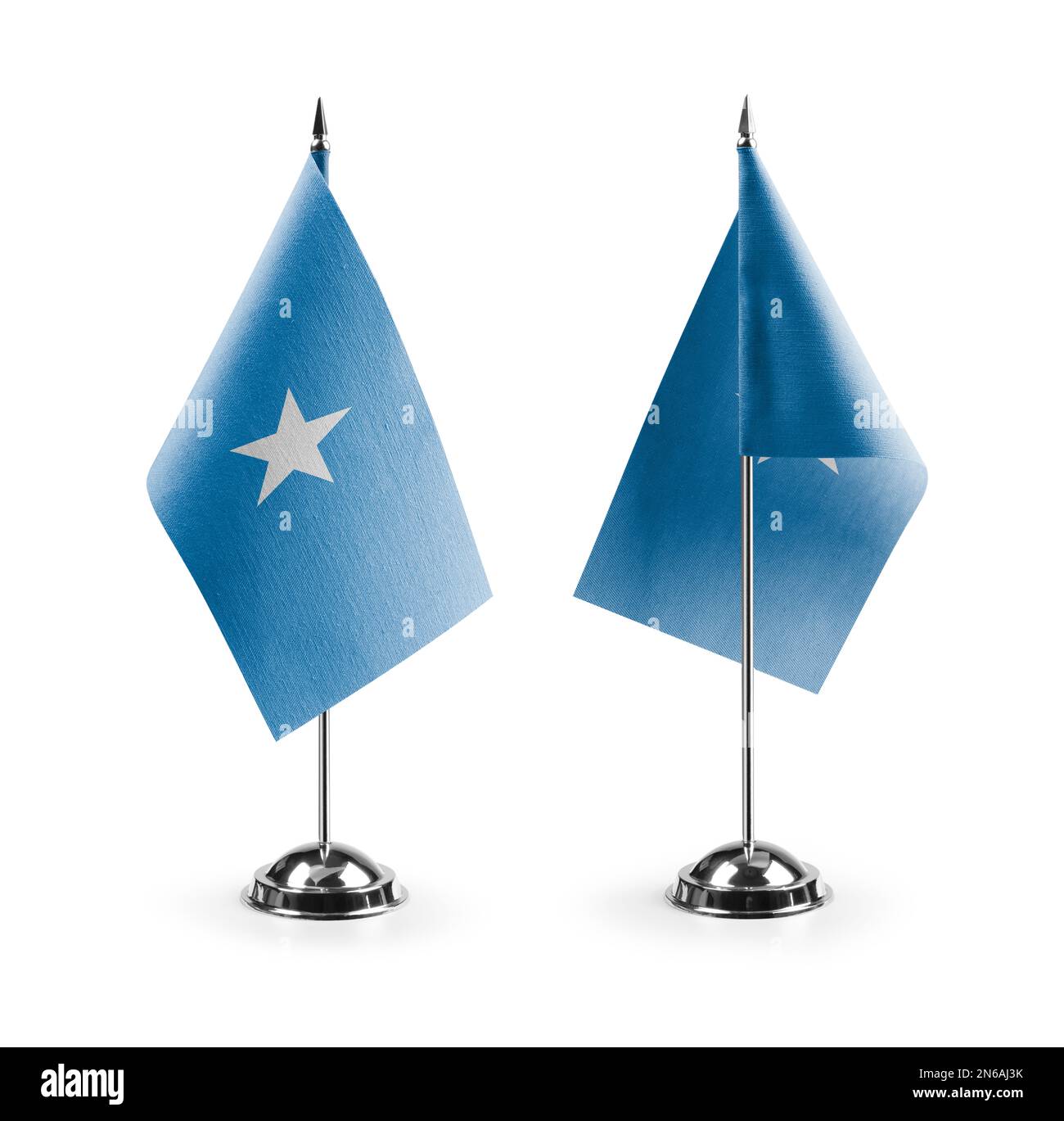 Small national flags of the Somalia on a white background Stock Photo ...